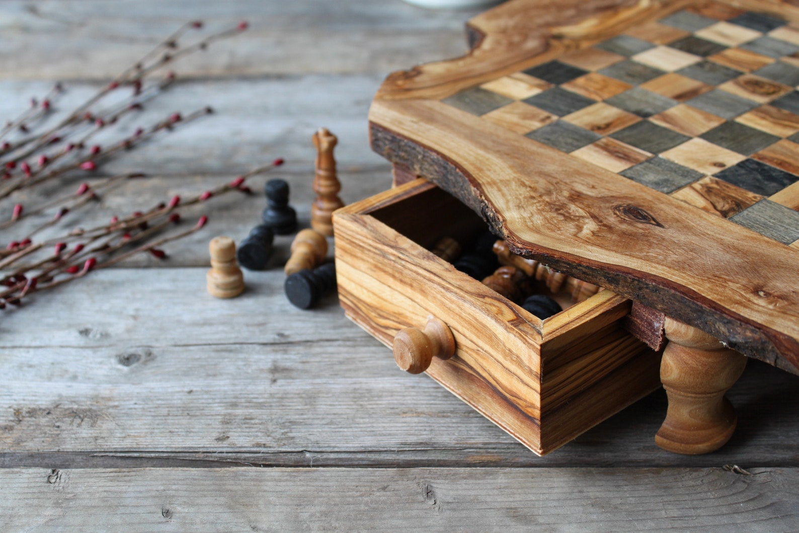 Personalized Chess Board Chess Set Wooden Chessboard Wood - Etsy Canada