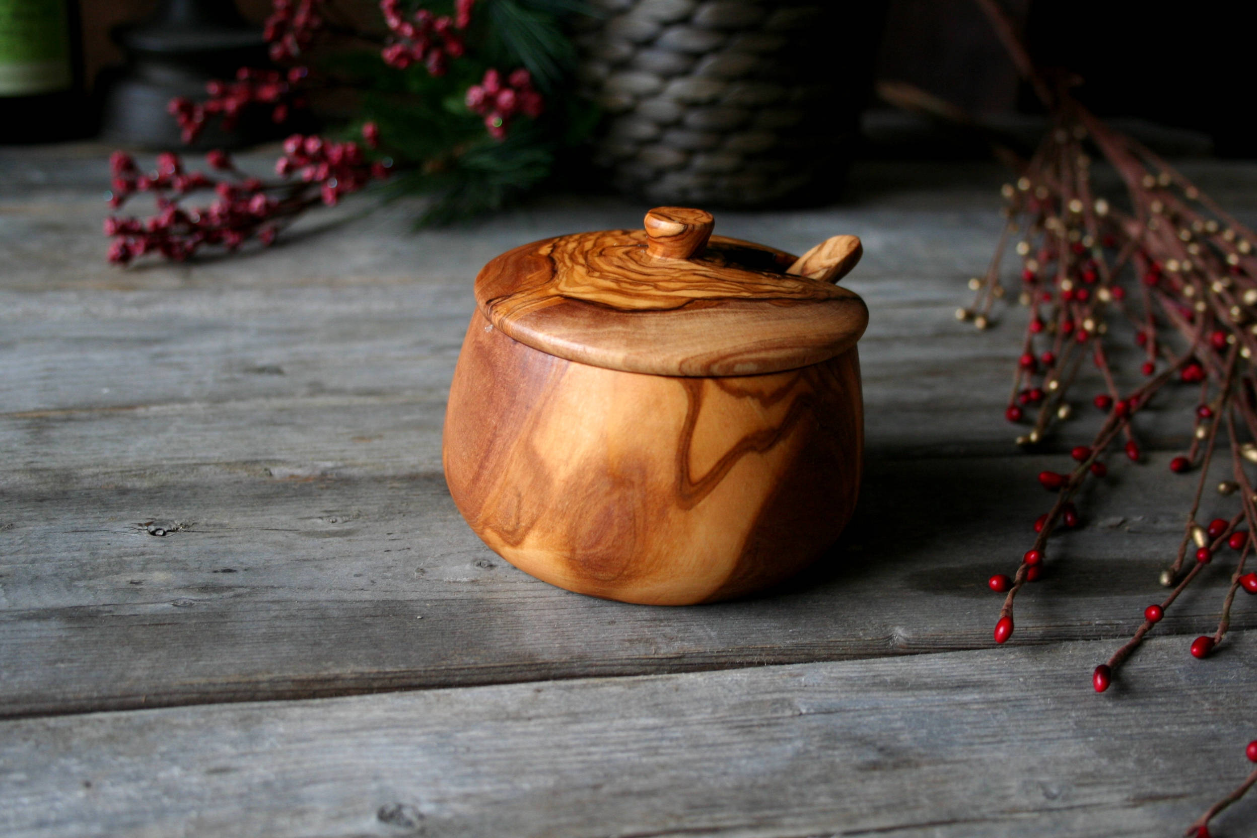 Personalized Wooden Spice Bowl Wooden Sugar Bowl Wooden Bowl - Etsy