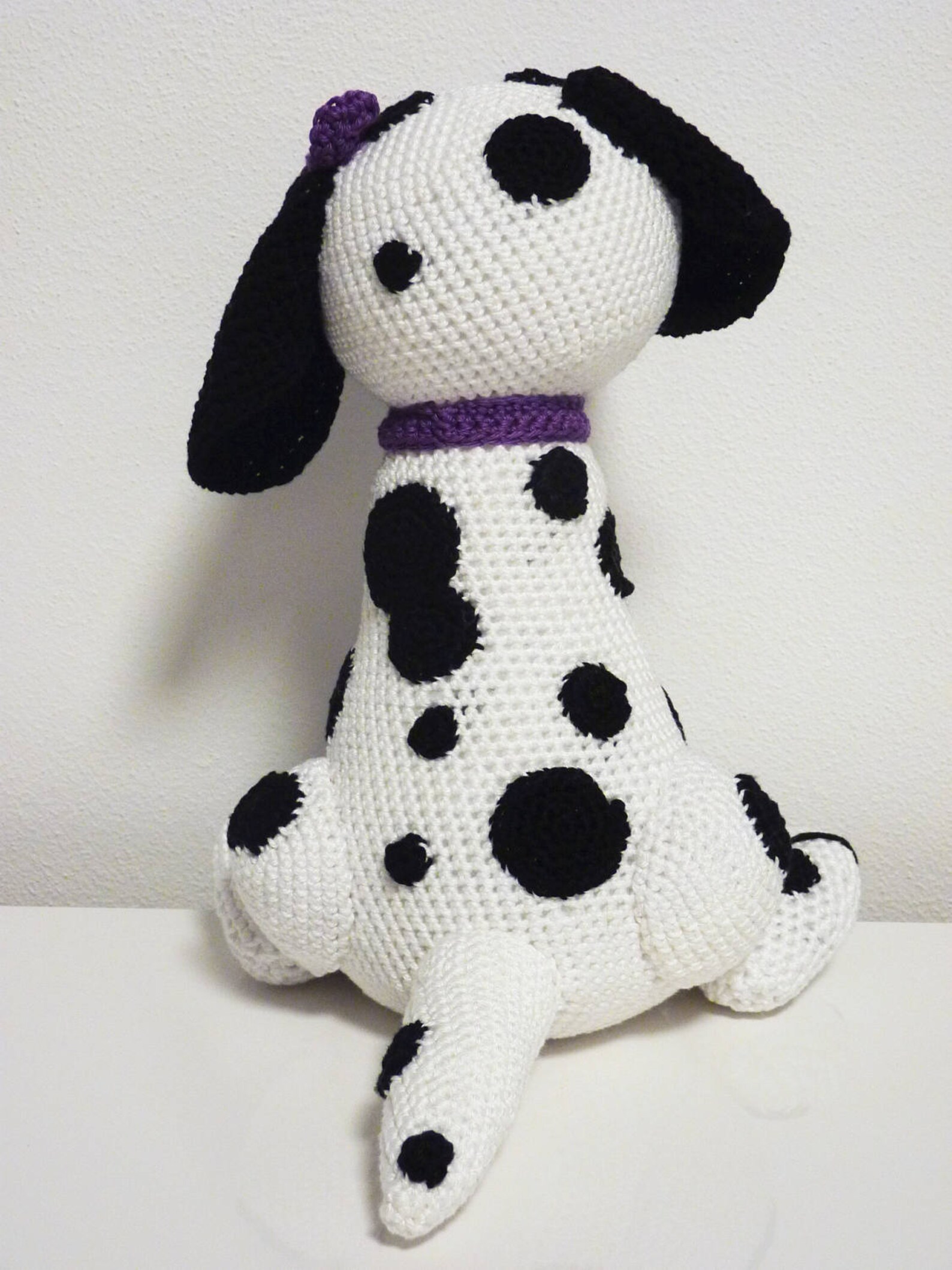 Crochet Pattern Dalmatian Buffy Amigurumi PDF White Dog Black Spots ...
