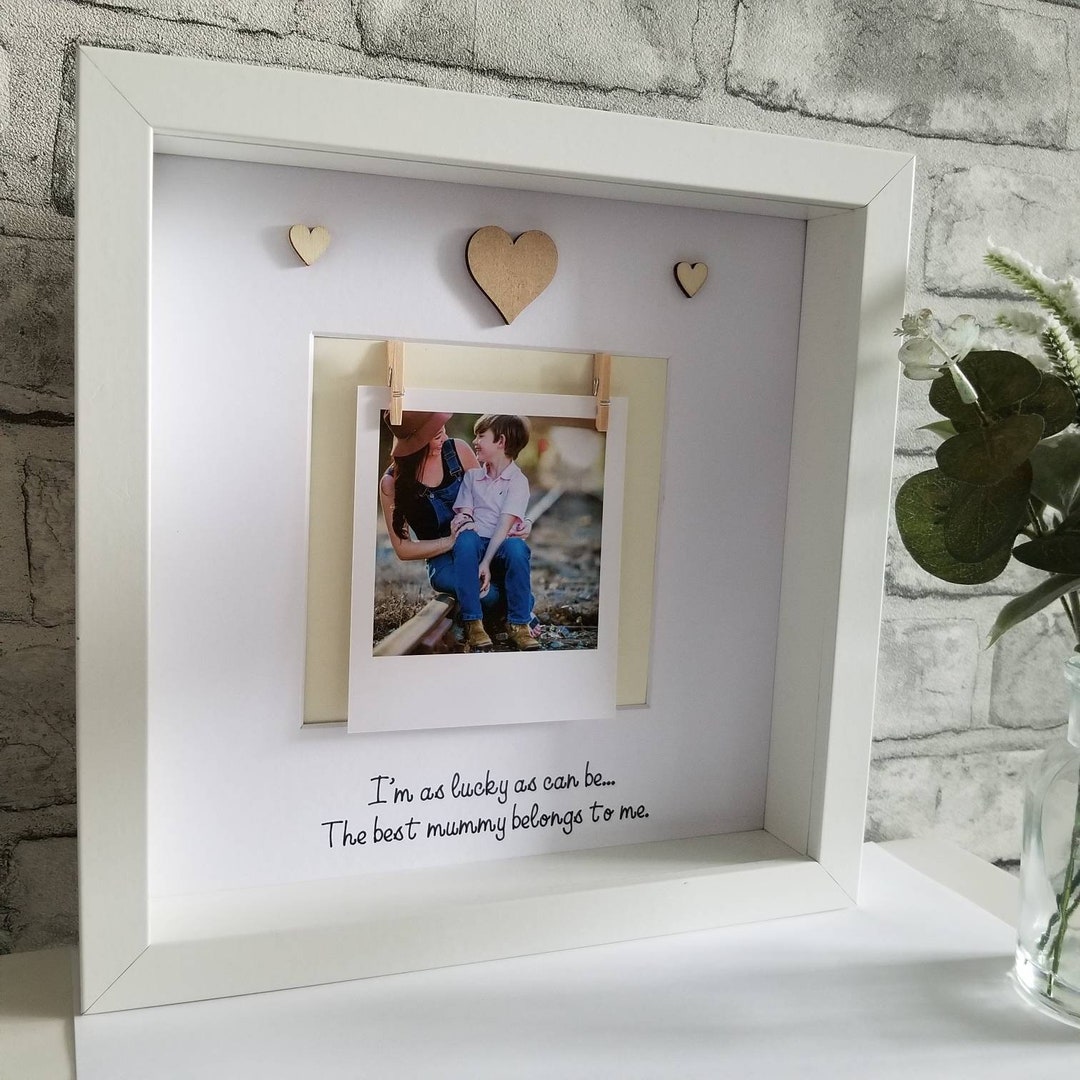 Mummy Photo Frame 'i'm as Lucky as Can Be... the Best Mummy Belongs to ...