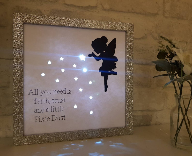 Fairy Pixie Dust Light up Frame - Etsy