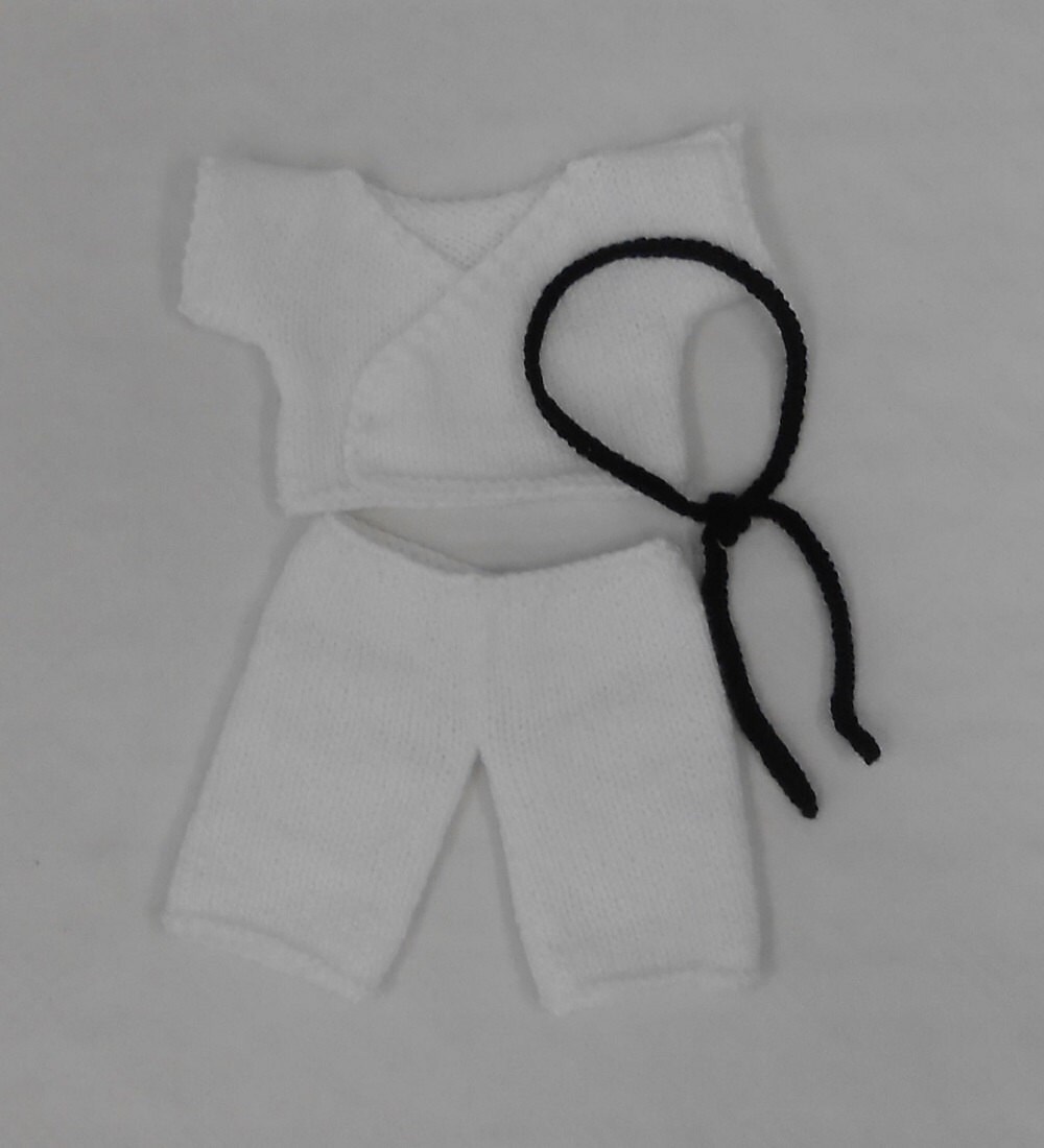 Knit Karate Suit Forteddy Bear. Knitting Pattern PDF for Gi Karate Suit ...