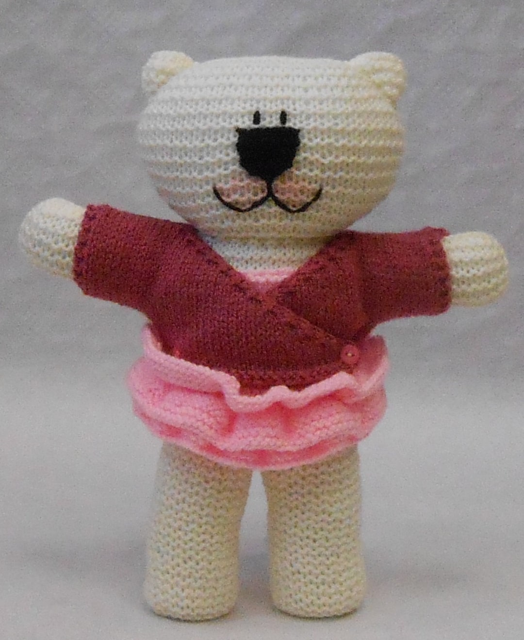 PDF Knitting Pattern for Leotard Tutu and Wrap Cardigan for Dance ...