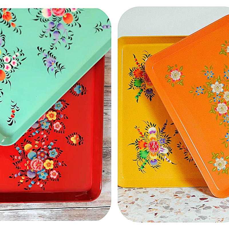 Enamel Trays - Etsy