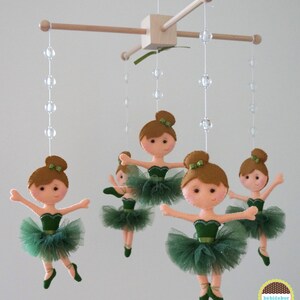 Baby Mobile, Ballerina Baby Mobile, Ballerina Crib Mobile, Ballerina ...