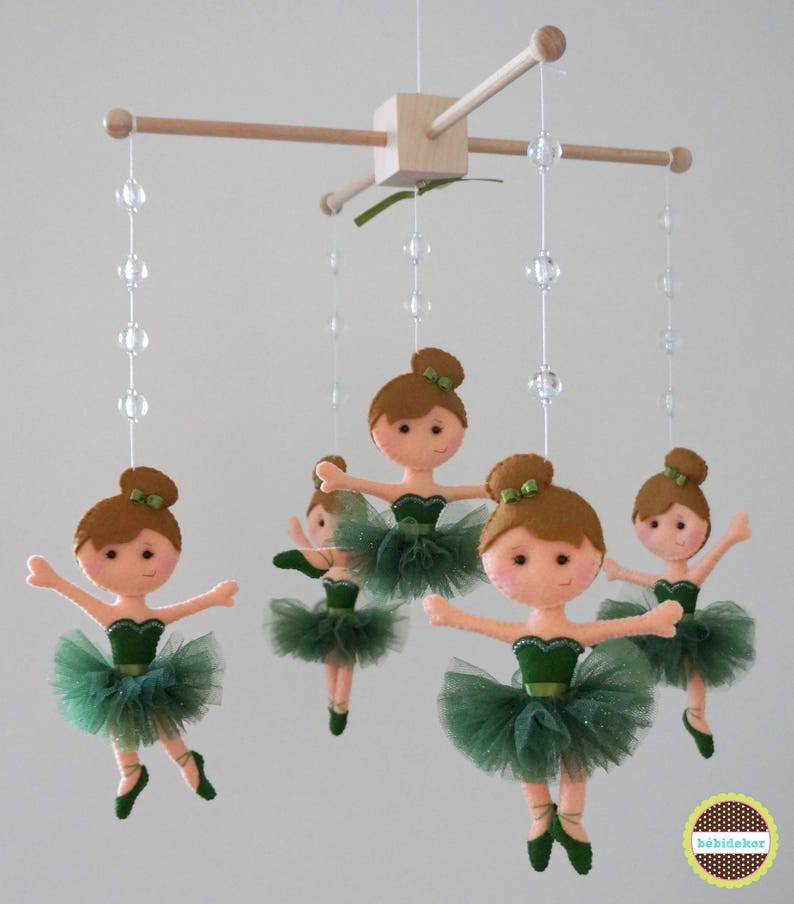 Baby Mobile, Ballerina Baby Mobile, Ballerina Crib Mobile, Ballerina ...