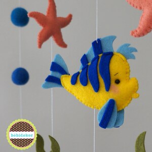 Baby Mobile, Mermaid Baby Mobile, Under the Sea Mobile, Sea Baby Mobile ...