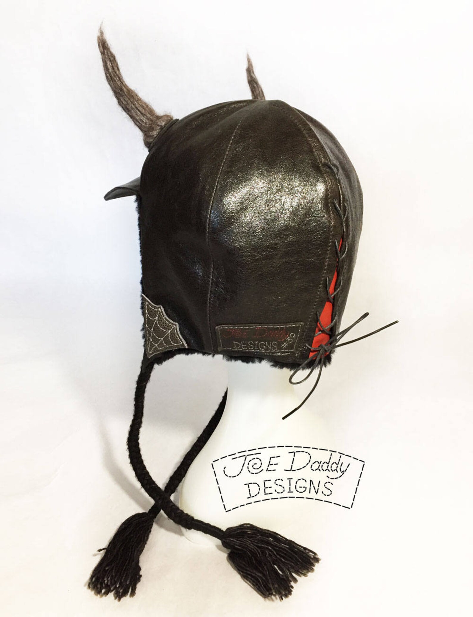Moloch - Hand Made One of a Kind Adjustable Hat With Horns - Third of ...