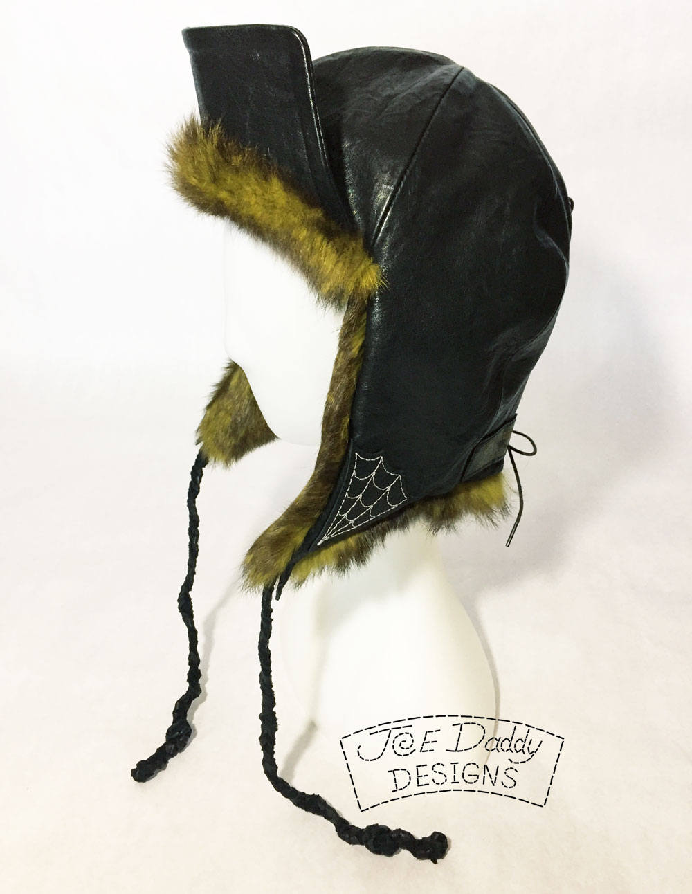 Swamp Voodoo - Hand Made One of a Kind Leather and Fur Adjustable Hat ...