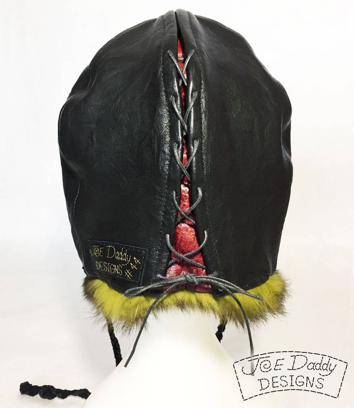 Swamp Voodoo - Hand Made One of a Kind Leather and Fur Adjustable Hat ...
