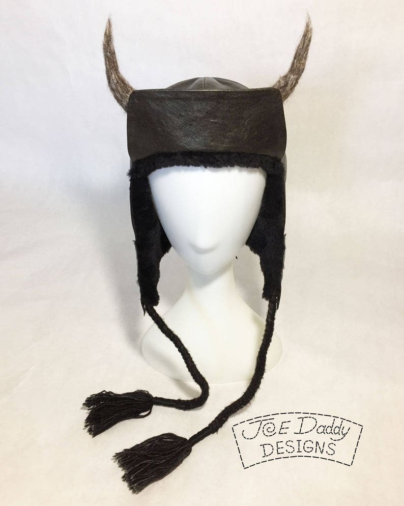 Moloch - Hand Made One of a Kind Adjustable Hat With Horns - Third of ...
