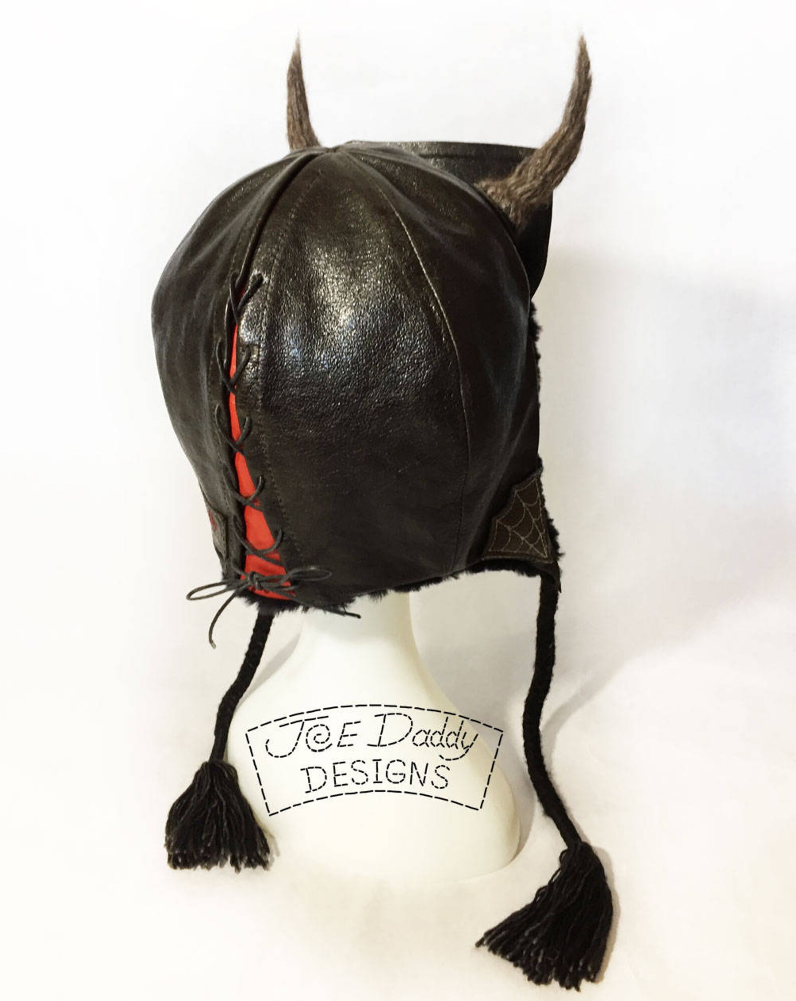Moloch - Hand Made One of a Kind Adjustable Hat With Horns - Third of ...