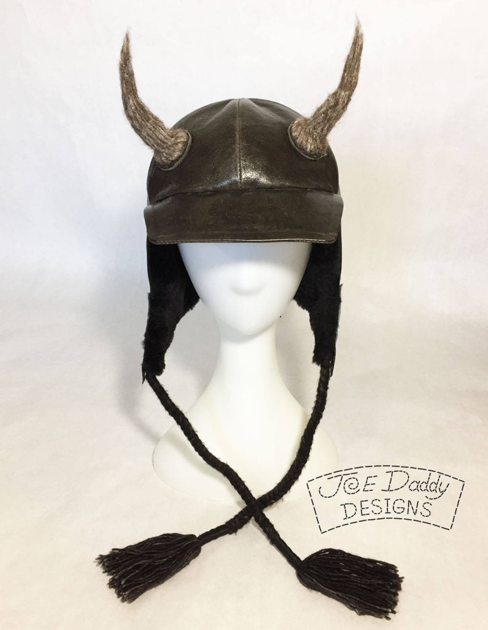 Moloch - Hand Made One of a Kind Adjustable Hat With Horns - Third of ...