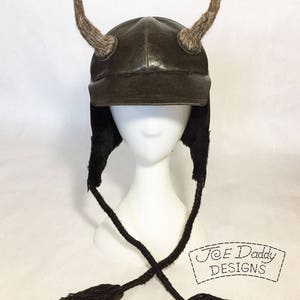 Moloch - Hand Made One of a Kind Adjustable Hat With Horns - Third of ...