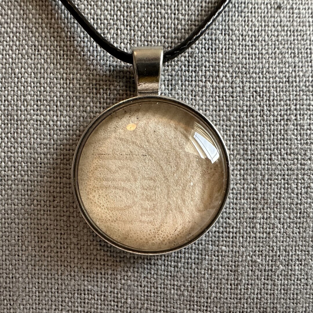 Light Pink Plain C-ticket Necklace Made From a Vintage Walt Disney ...