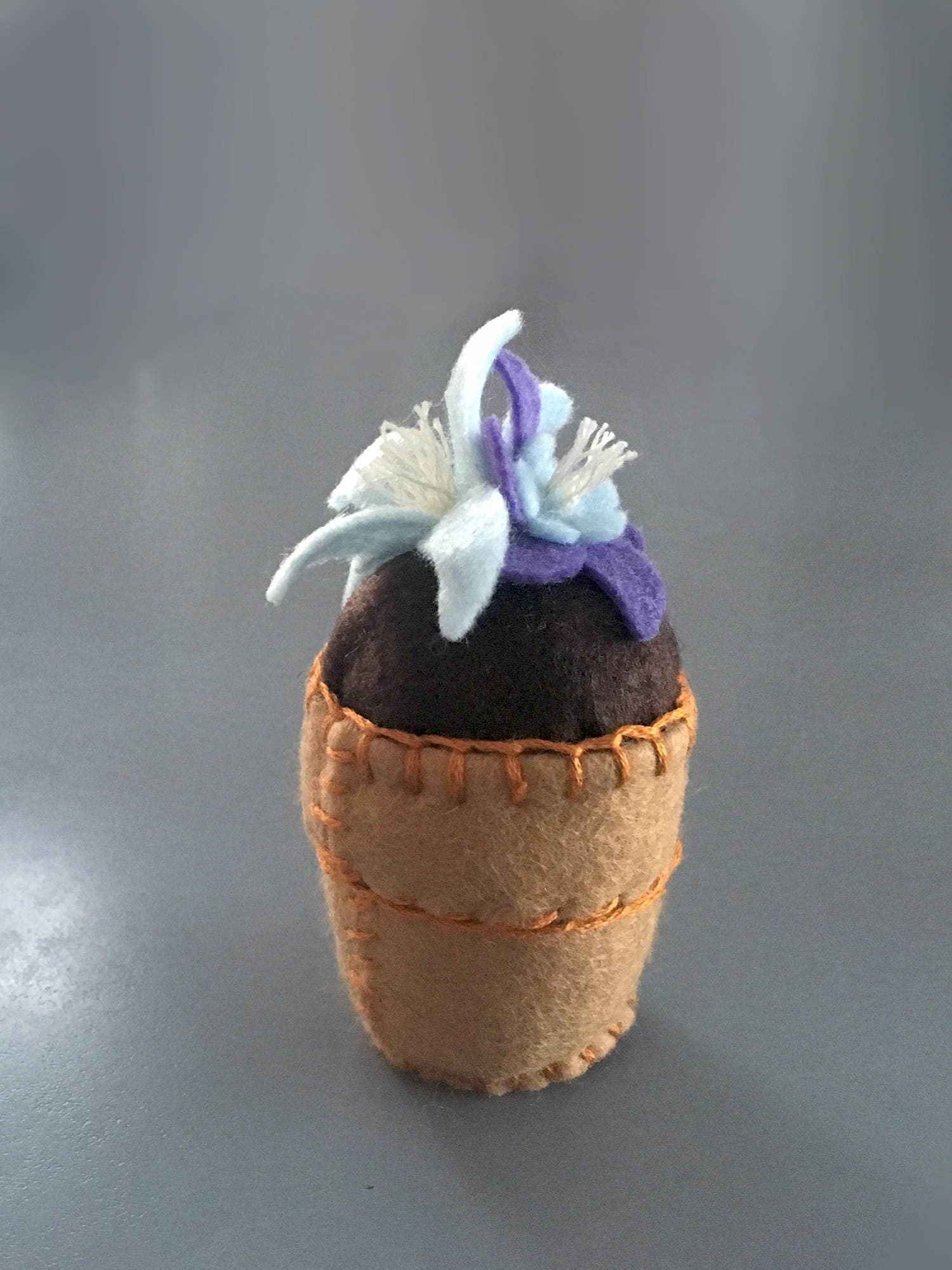 Flower Pot Pin Cushion - Keep Your Sewing Pins in One Place or Use as a ...