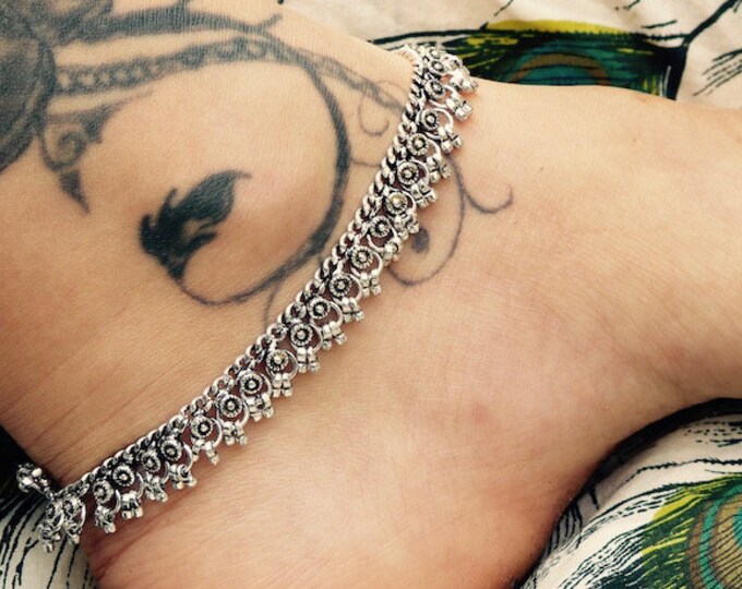 Ankle Bracelet - Indian Ankle Chain - Ethnic Anklet - Etsy