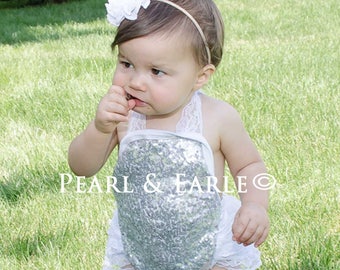 Silver Birthday Dress Baby - Etsy