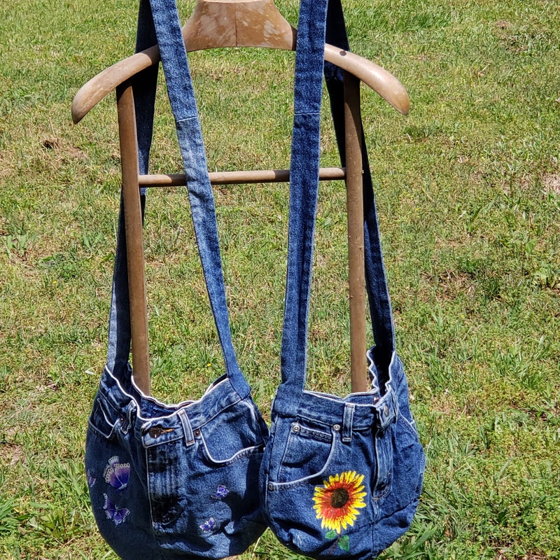 Denim Purse - Etsy