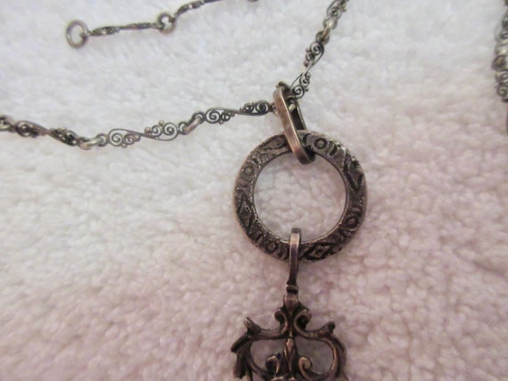 Peruzzi Renaissance Silver Cross Pendant Necklace Ang… - Gem