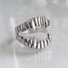 Teeth Jewelry, Teeth Ring, Fang Ring, Snake Ring, Jaw, Vampire, Biker ...