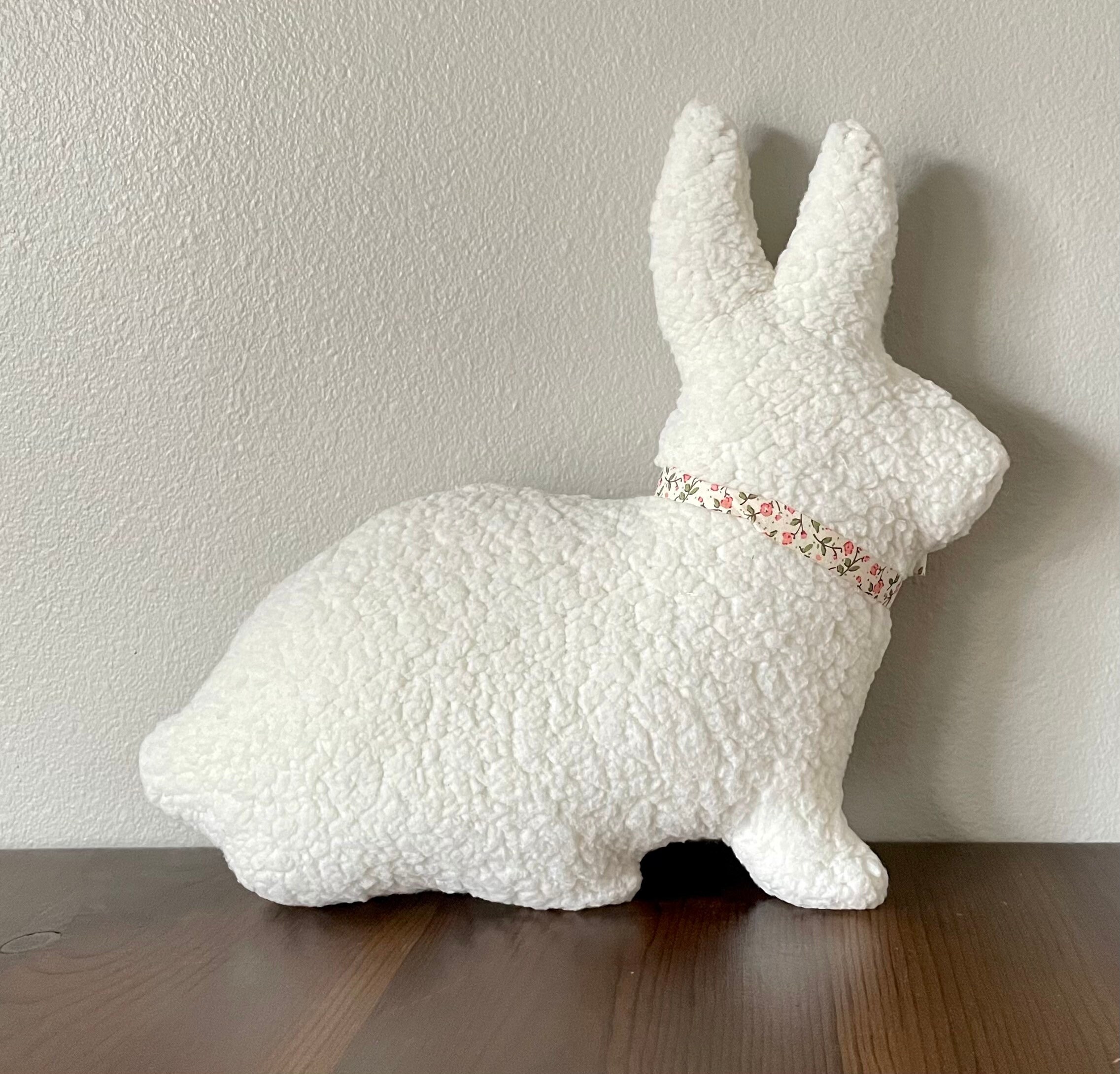 Cuddly Bunny Rabbit Shaped Stuffed Pillow for Easter/spring | Etsy