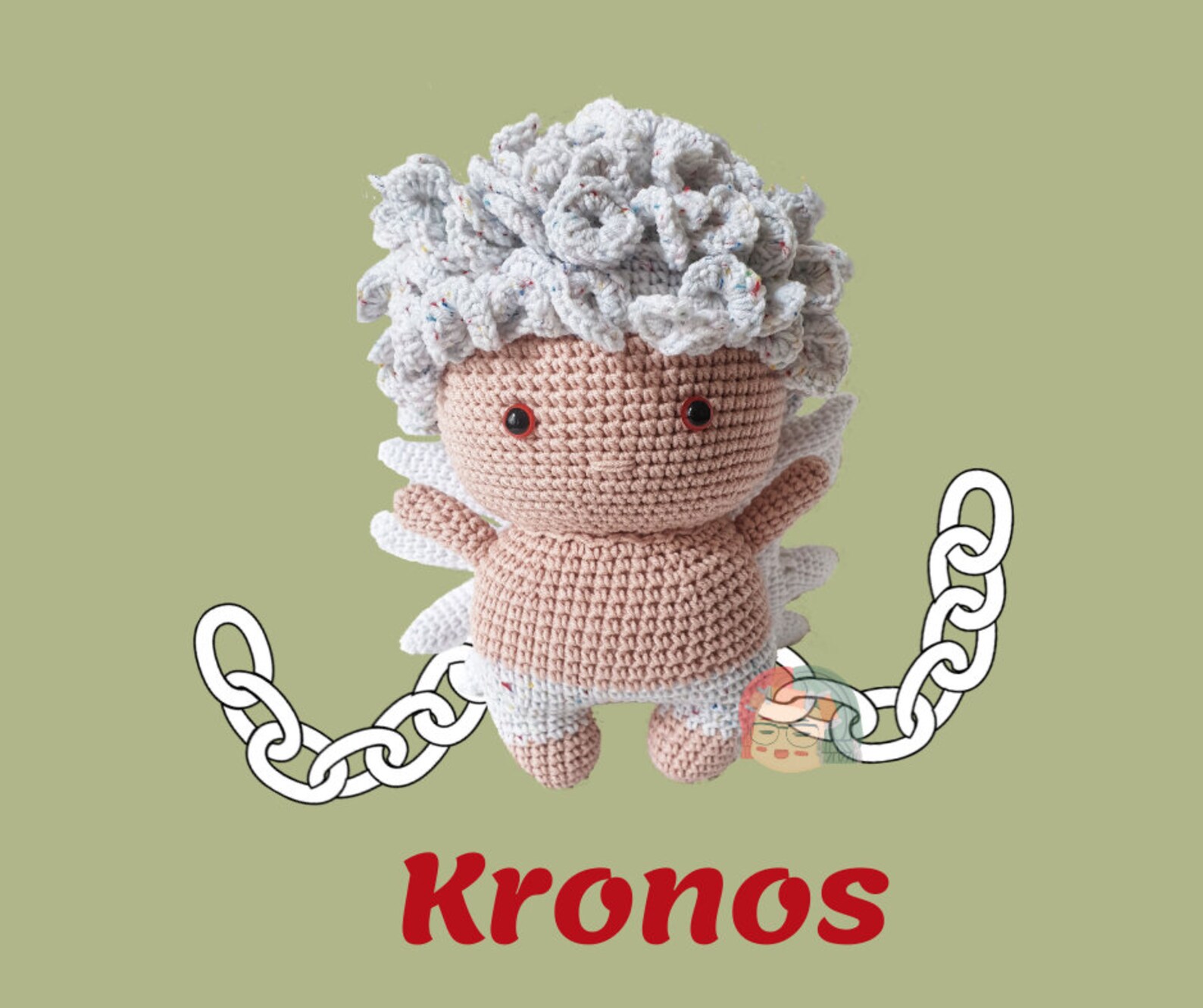KRONOS Amigurumi Pattern. PDF Crochet God, Greek God Pattern, Instant ...
