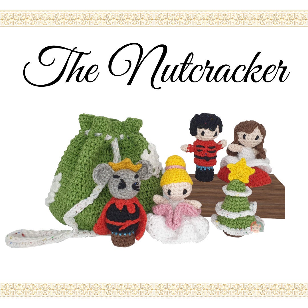 CHRISTMAS the Nutcracker Finger Puppets Amigurumi Crochet - Etsy