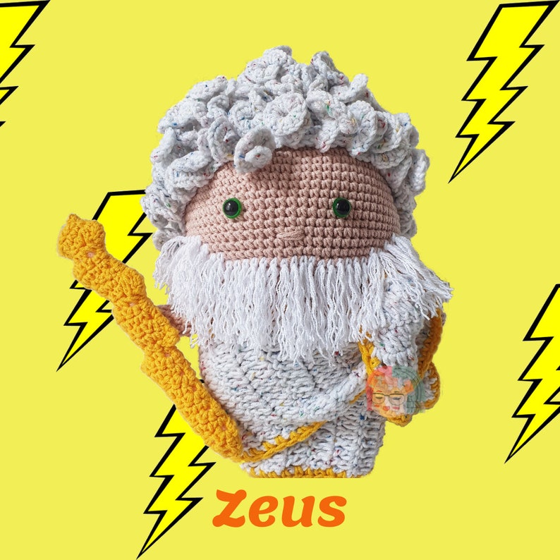 PATTERN Greek Gods 3 in 1, Poseidon Hades Zeus Pattern, Instant ...