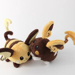Pebble Pokemon Pikachu, Raichu, Eevee, Skitty Handheld Size Plushie PDF ...
