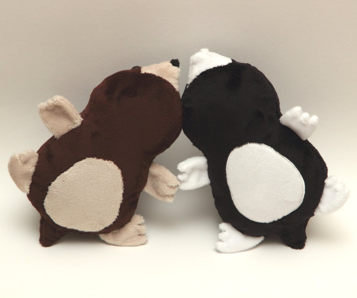 Mole Stuffed Animal Handheld Size Plushie PDF Sewing Pattern - Etsy
