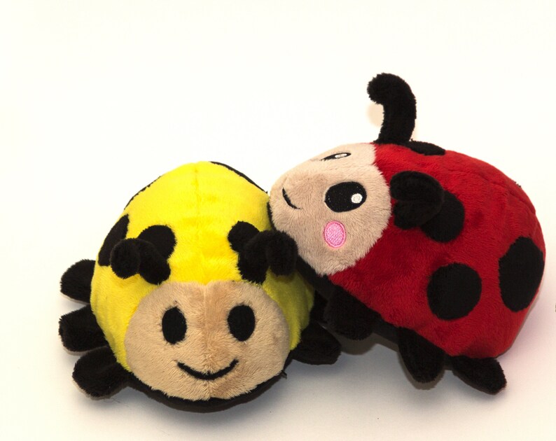 Bee Ladybug Beetle Stuffed Animal Handheld Size Plushie PDF - Etsy