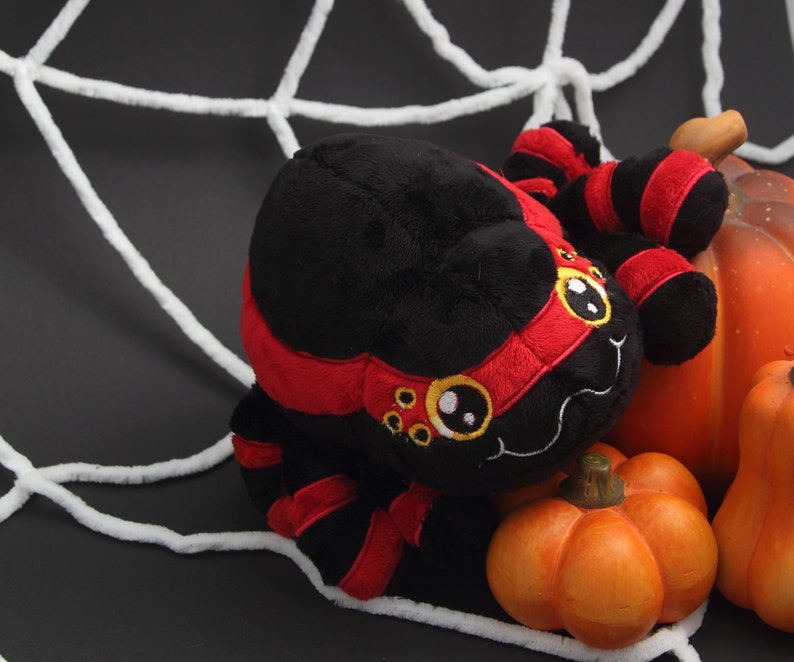 Spider stuffed animal handheld size plushie PDF sewing pattern | Etsy