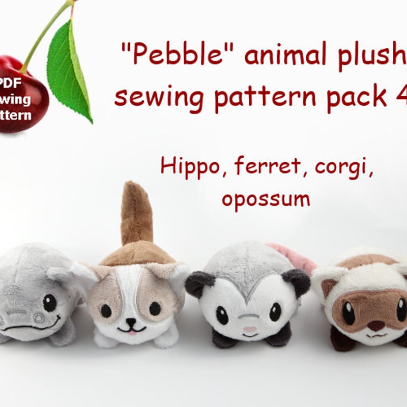 Plush Sewing Pattern - Etsy