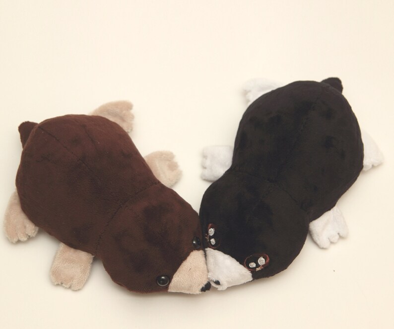 Mole Stuffed Animal Handheld Size Plushie PDF Sewing Pattern - Etsy