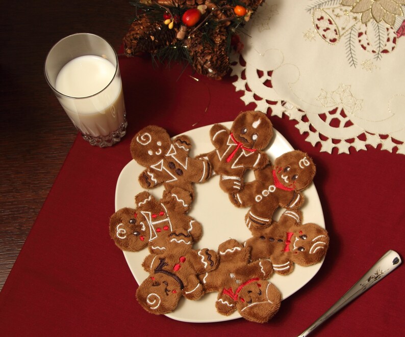 ITH in the Hoop Embroidery Machine Design Toy Gingerbread Man - Etsy