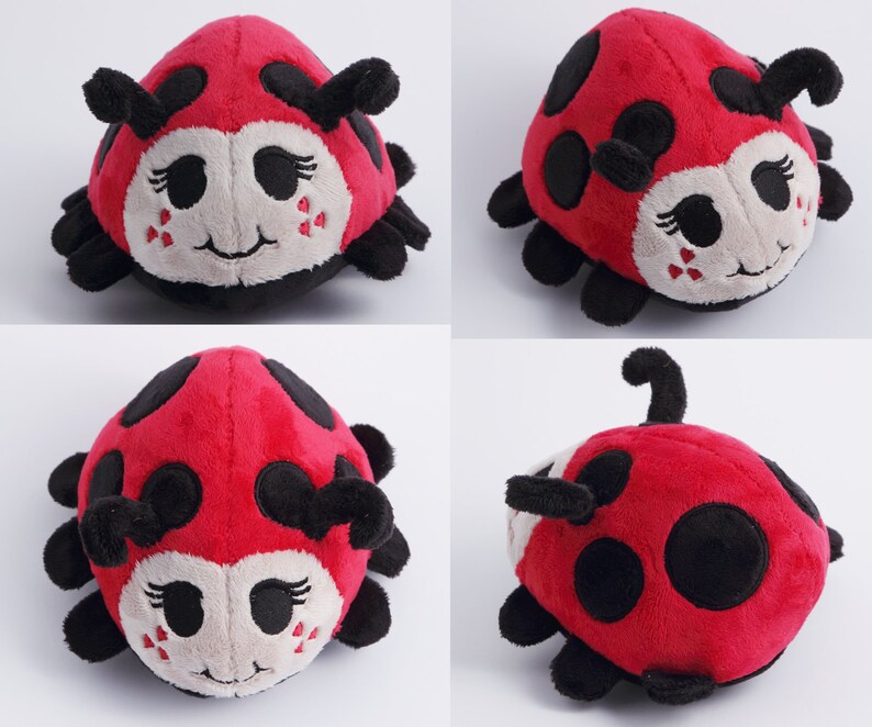 Bee Ladybug Beetle Stuffed Animal Handheld Size Plushie PDF - Etsy