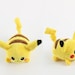 Pebble Pokemon Pikachu Raichu Eevee Skitty Handheld Size - Etsy