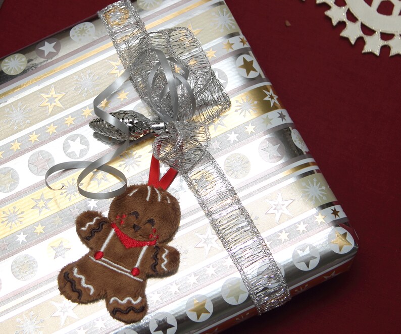 ITH in the Hoop Embroidery Machine Design Toy Gingerbread Man - Etsy