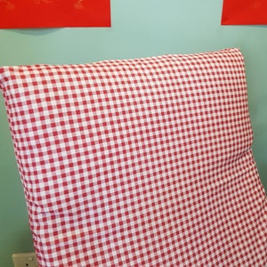 IKEA Poang Chair Cushion Cover - Checkered Red - Etsy