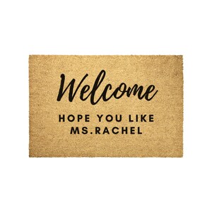 Hope You Like Ms.rachel Doormat, Songs for Littles, Funny Door Mat, Ms ...