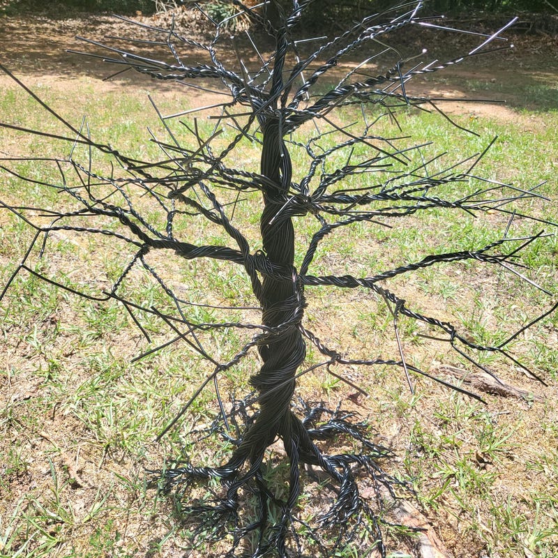 Wire Tree Sculpture - Etsy