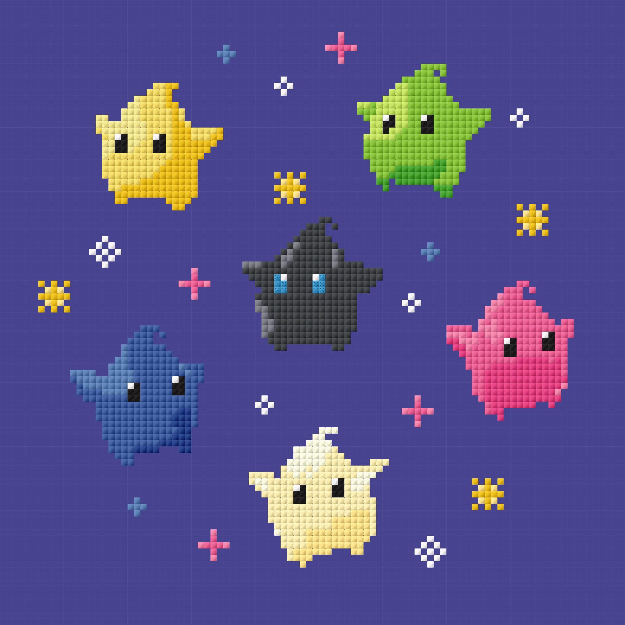 Luma Stars - 7x7 - Etsy