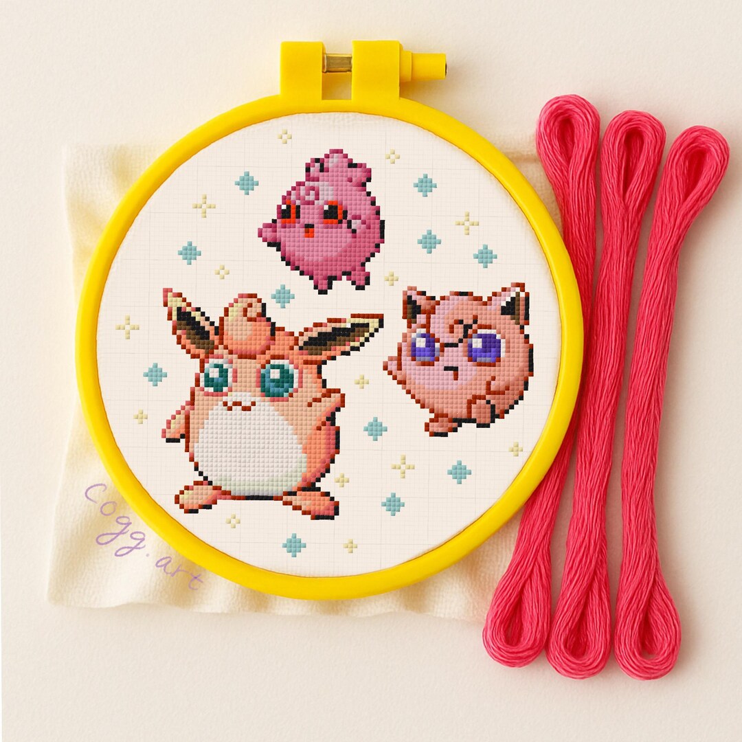 Iggly Evolutions - Pokemon - 7x7 - Etsy