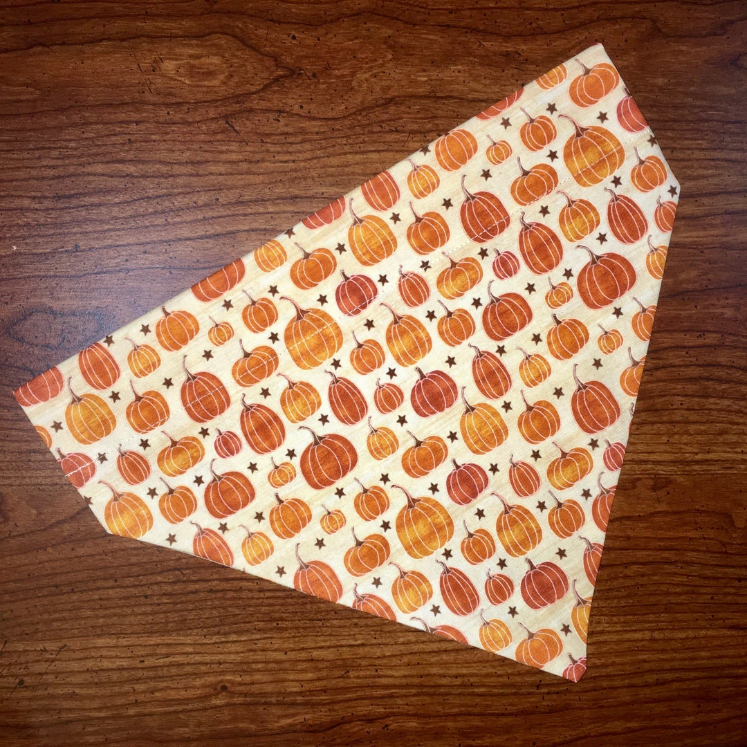 Fall Dog Bandana, Autumn Dog Bandana, Pumpkin Dog Bandana, Over the ...