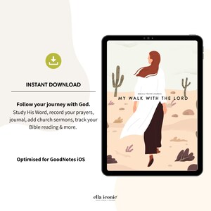 Digital Bible Study Journal, Scripture Notebook, Christian Digital ...