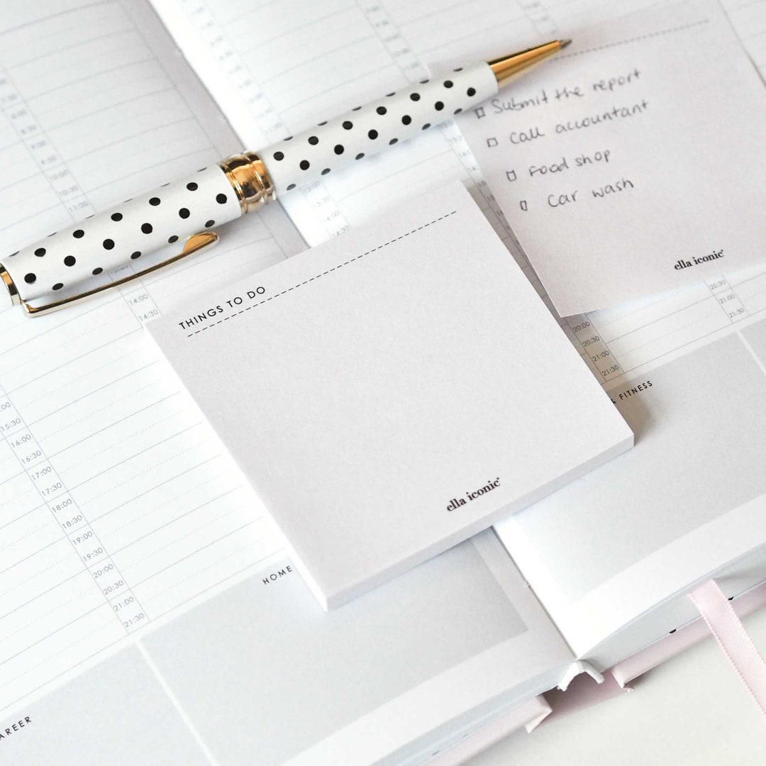 Square Post It® Notepad ADHD to Do List Notepad 50 Sticky - Etsy