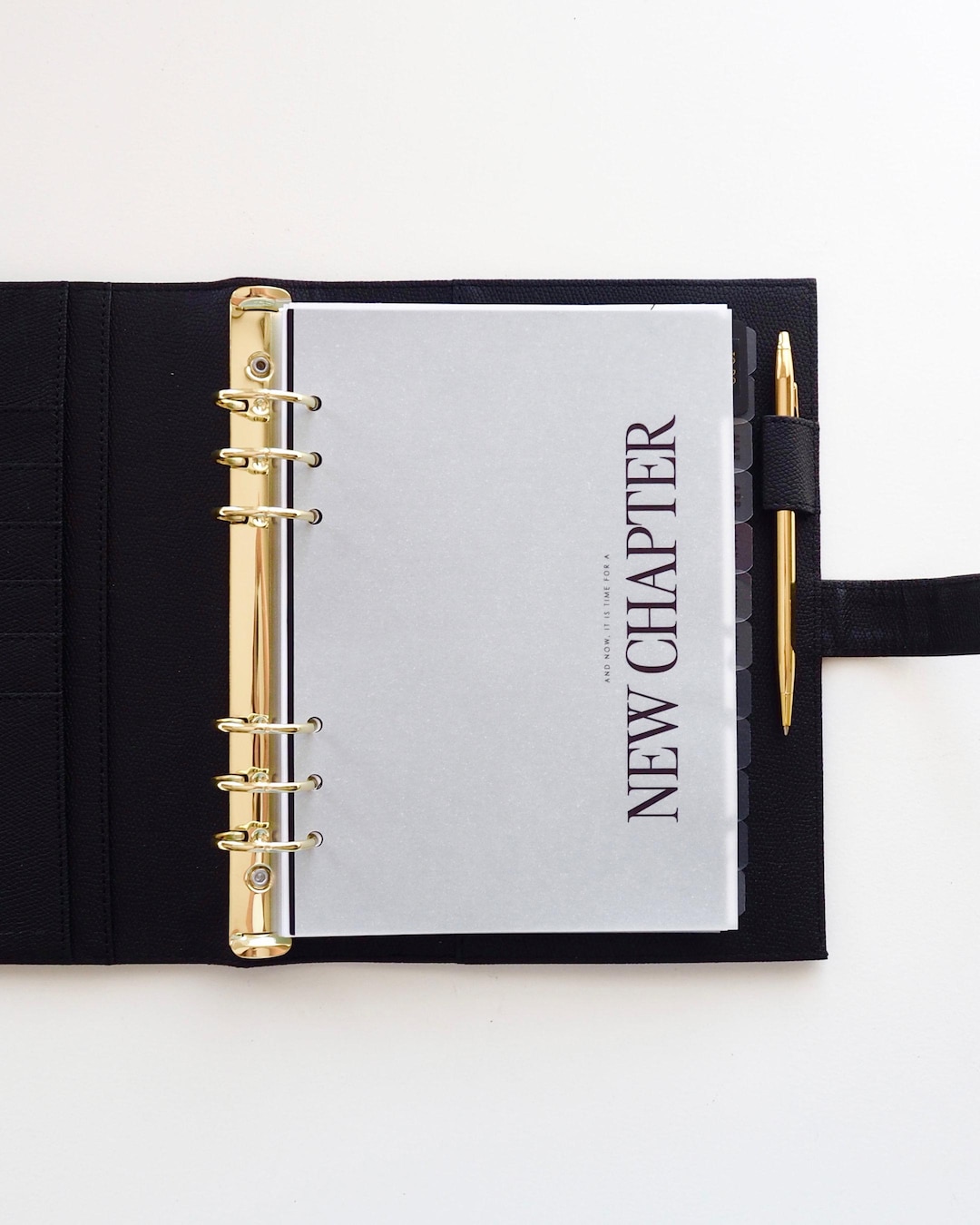 A5 'new Chapter' Vellum Planner Agenda Dashboard | for A5 6-ring ...