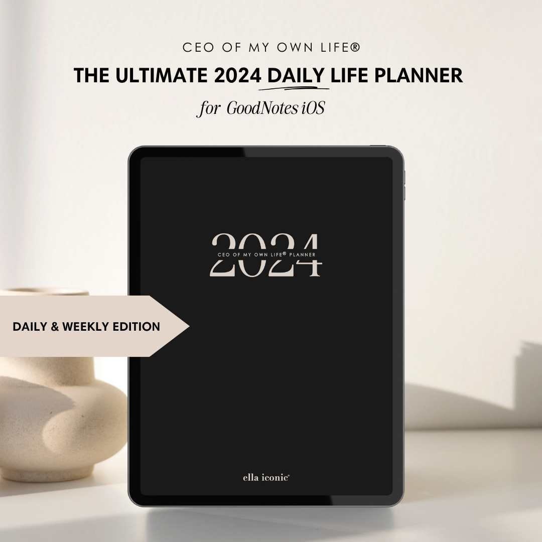 Digital 2024 Daily Life Planner for Goodnotes Ios Habits Trackers ...