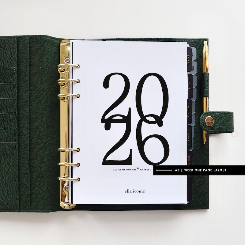 A5 Diary Leopard - Etsy UK